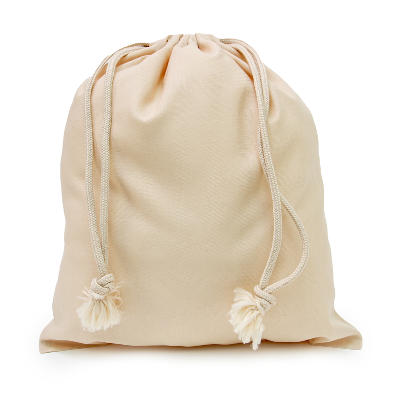 Natural Cotton Drawstring Gift Bag 25 x 30cm – Dye Sublimation Supplies