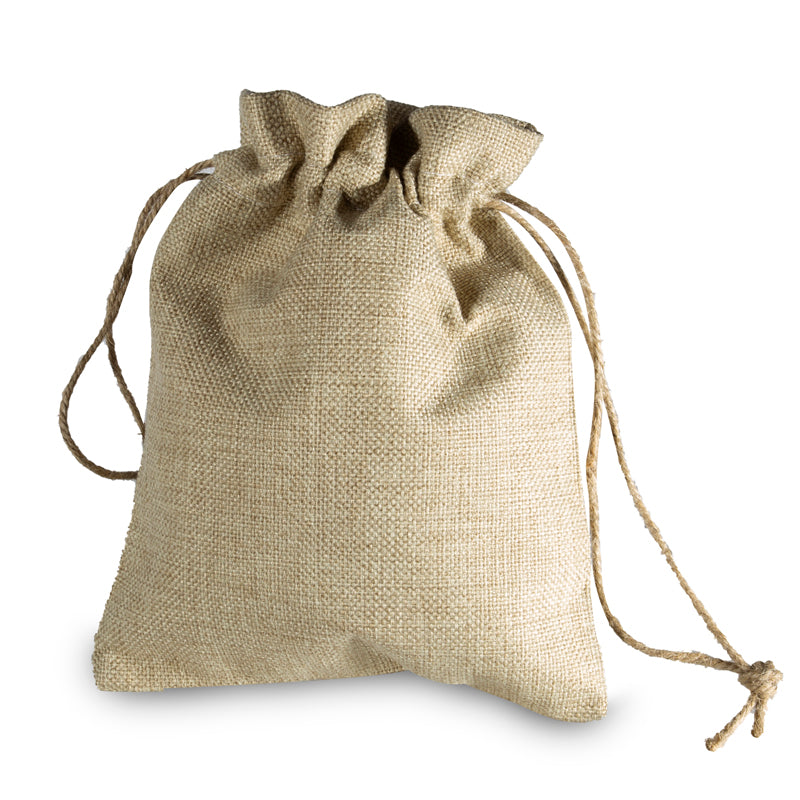 Large Faux Burlap Drawstring Bag – Dye Sublimation Supplies