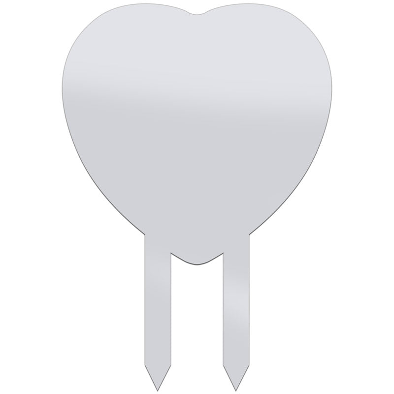 Acrylic Heart Cake Topper (Pack of 3) – Dye Sublimation Supplies