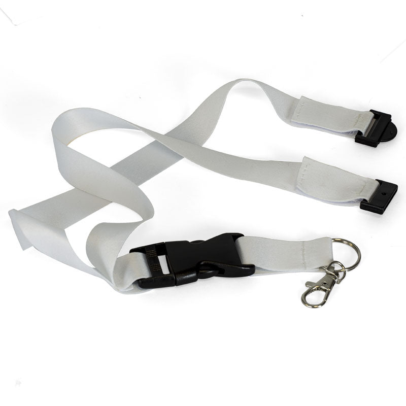 White Sublimation Lanyards – Dye Sublimation Supplies